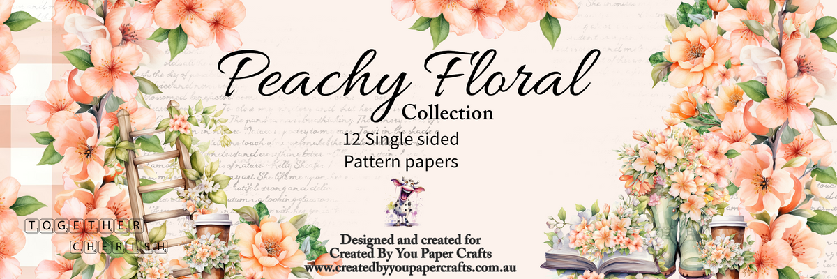 Peachy Floral 12x12 Collection Pack – Created By You Paper Crafts