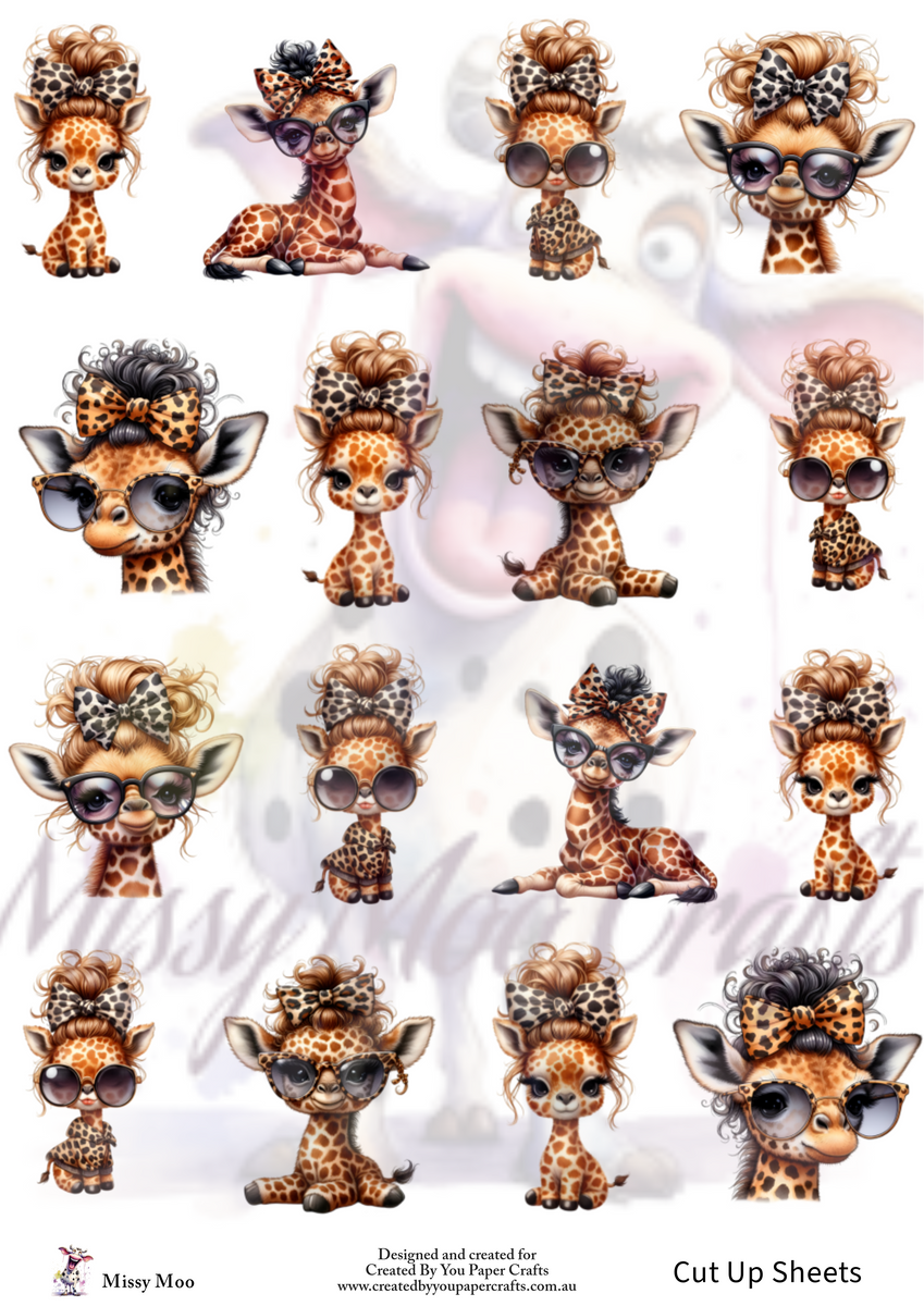 A4 Cut Up Sheets - 01 – Created By You Paper Crafts