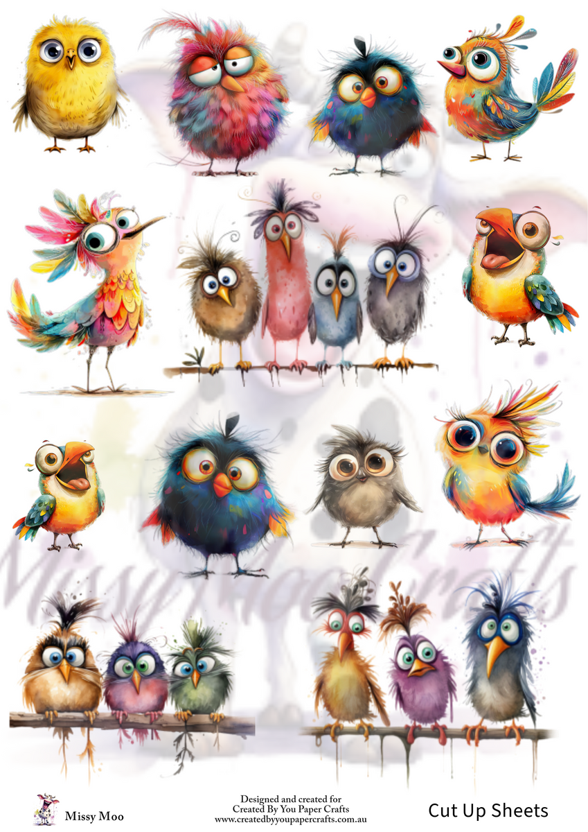 A4 Cut Up Sheets - 04 – Created By You Paper Crafts