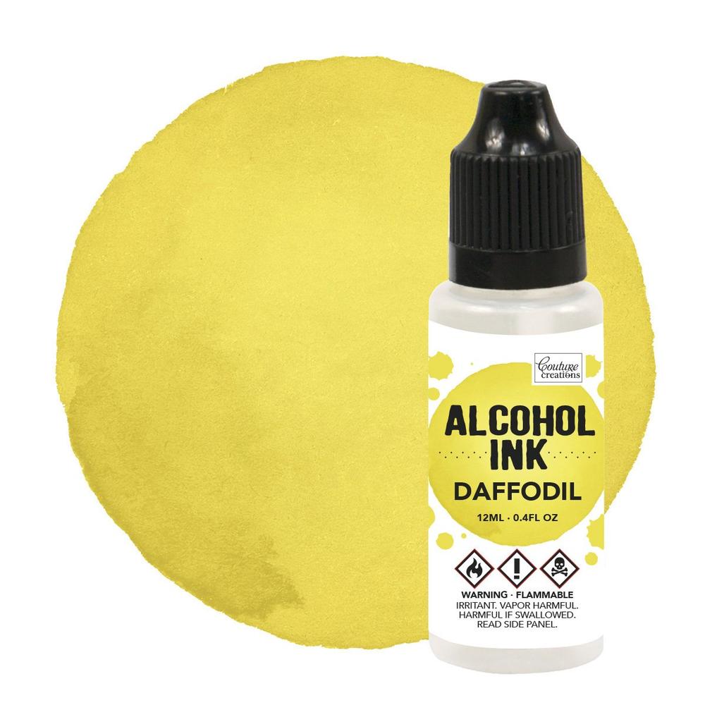 Lemonade / Daffodil - Alcohol Ink – Created By You Paper Crafts